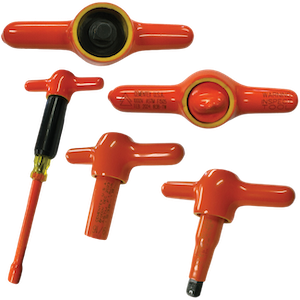 Double-insulated Square Drive Ratchet T-Handle Wrenches - Industrial ...